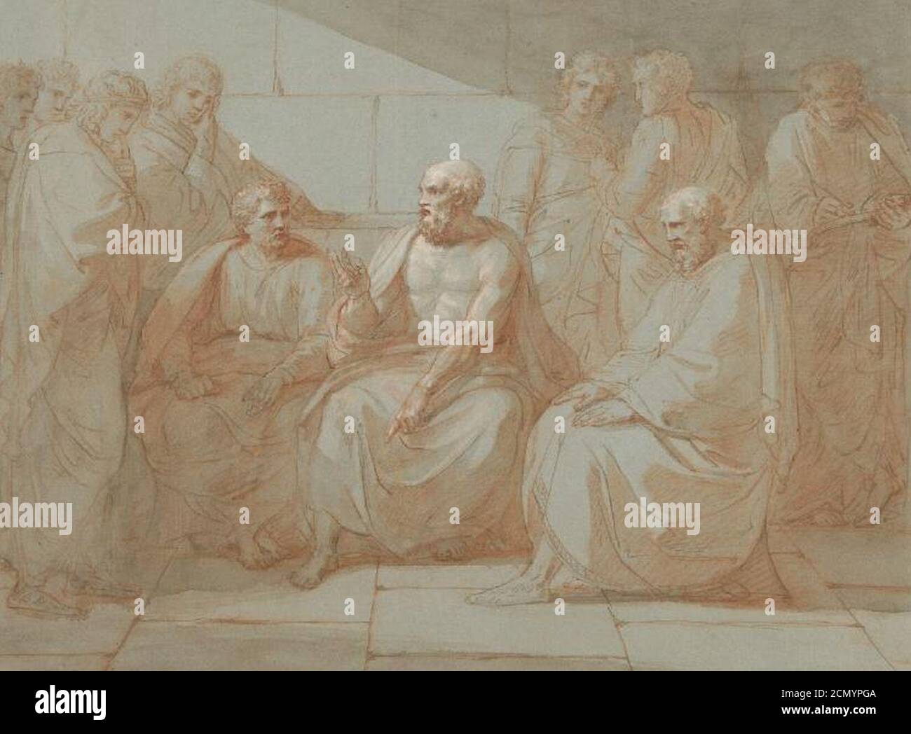 Socrates teaching hi-res stock photography and images - Alamy