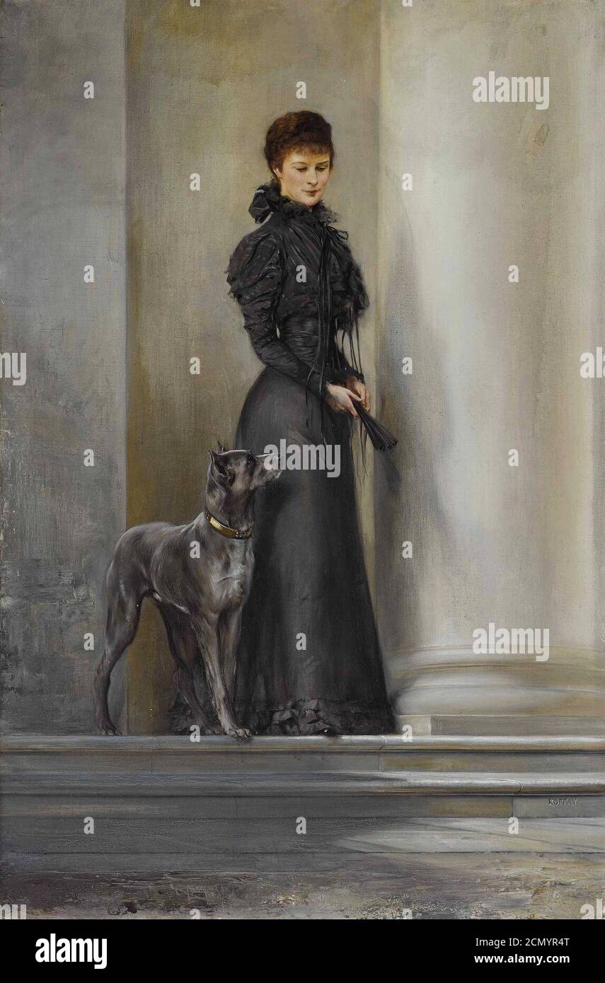 Josef Arpád von Koppay - Kaiserin Elisabeth von Österreich auf den ...