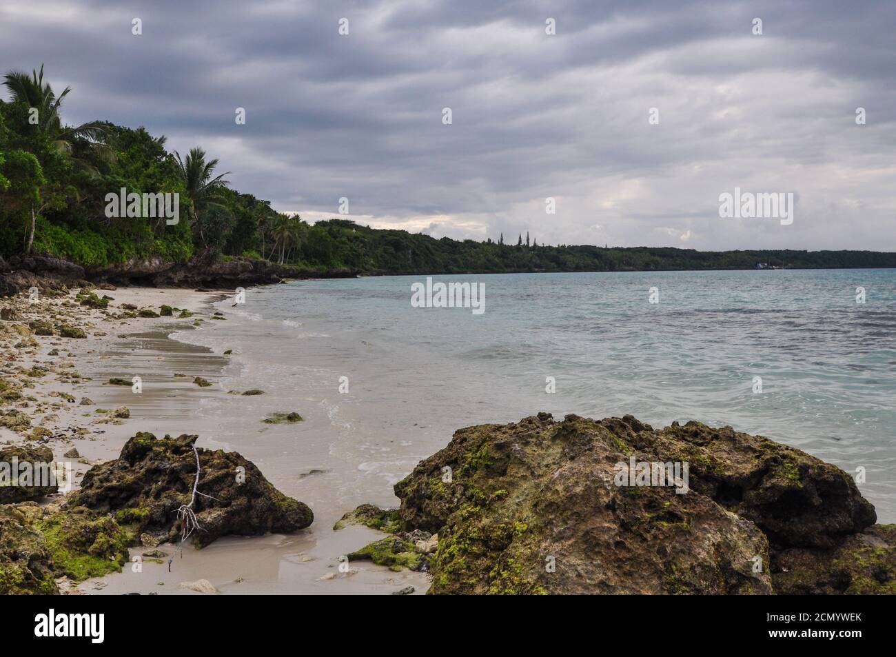 Easo beach on Lifou Island Stock Photo - Alamy