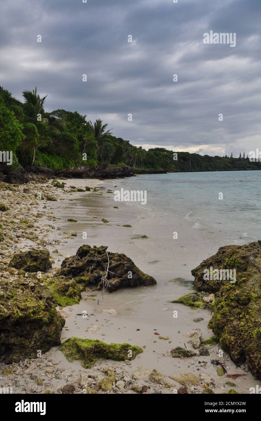 Easo beach on Lifou Island Stock Photo - Alamy