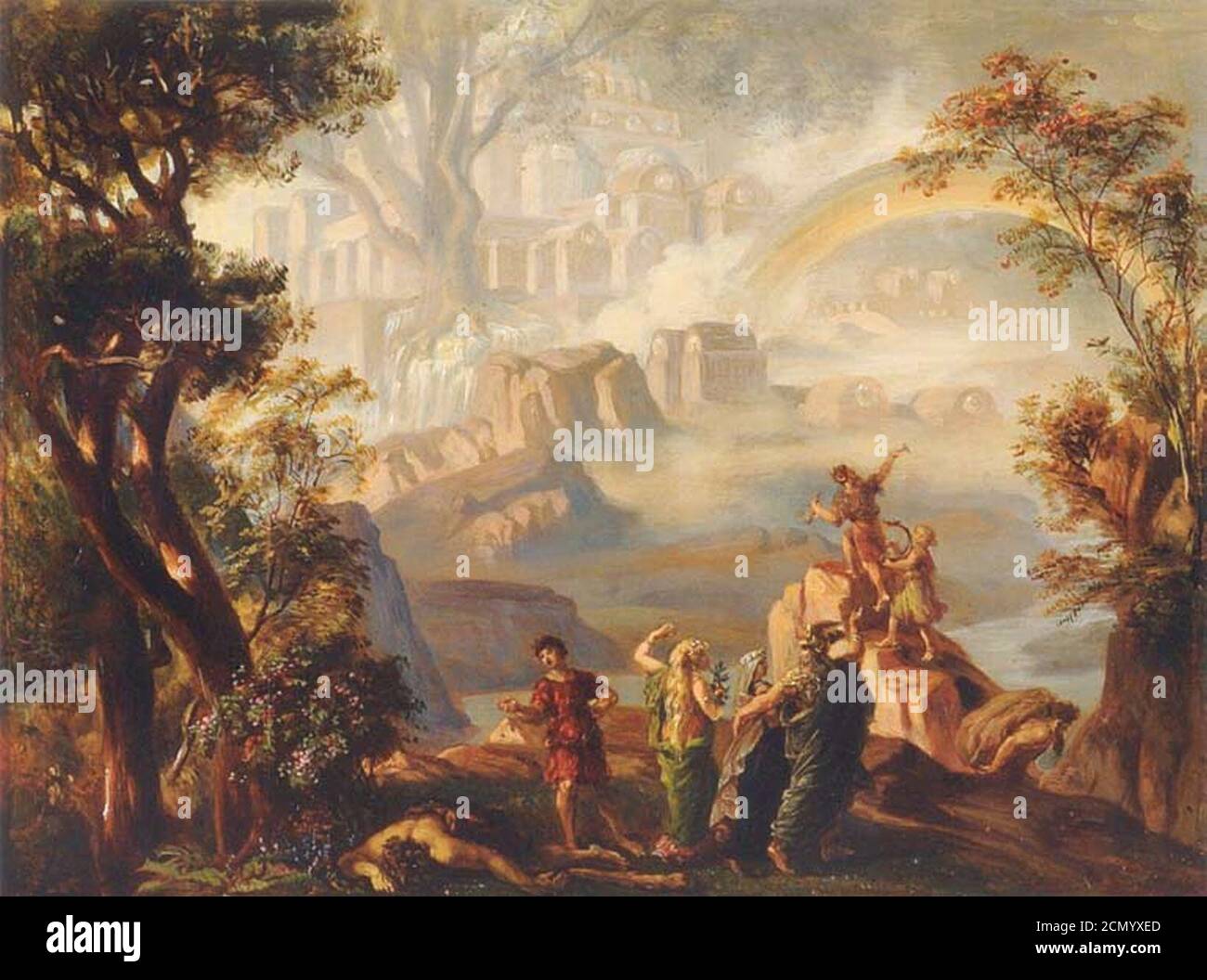 Josef Hoffmann - Closing scene of Das Rheingold final Stock Photo - Alamy