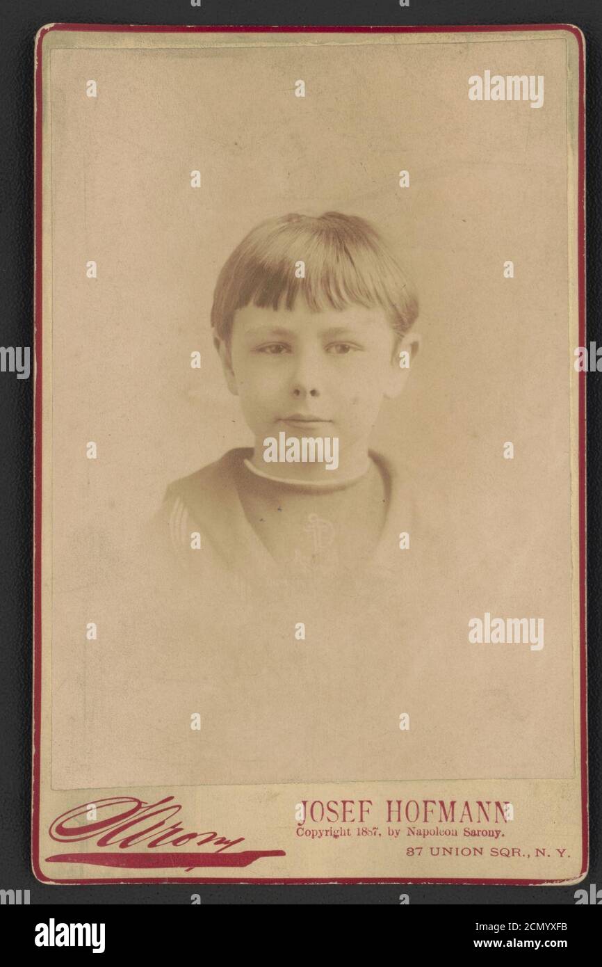 Josef hofmann hi-res stock photography and images - Alamy