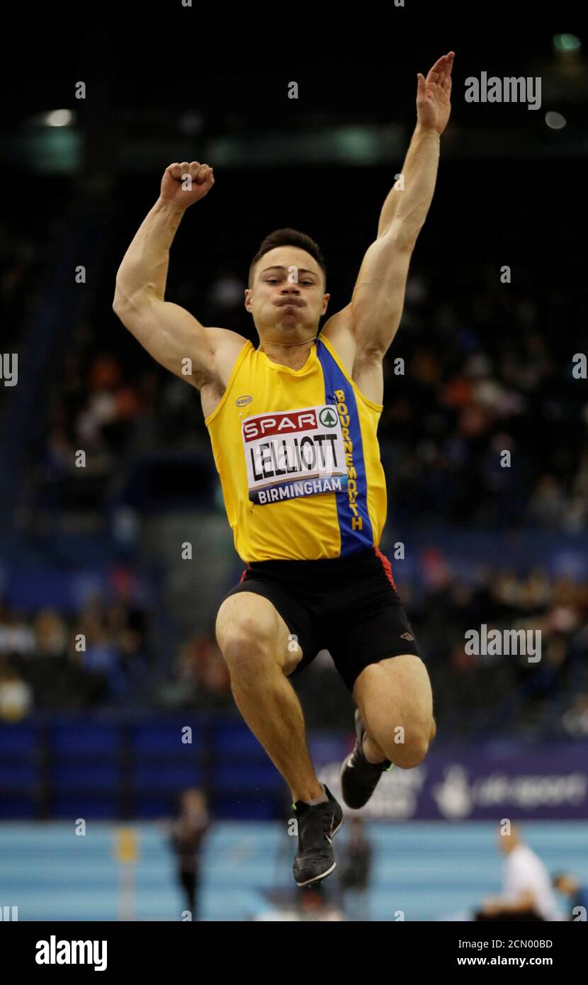 Long jump british athletics indoor 2018 hi-res stock photography and ...