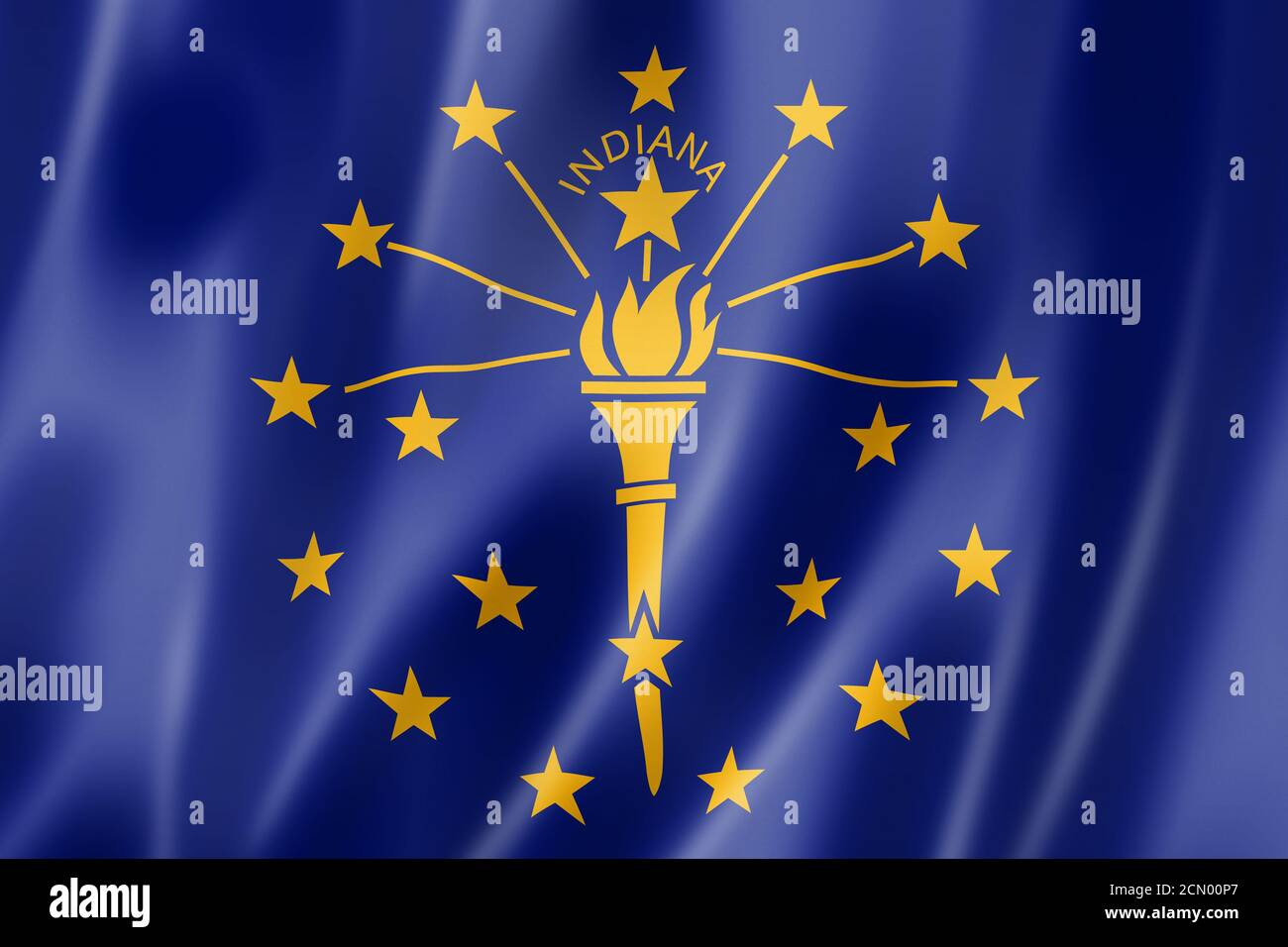 Indiana flag hi-res stock photography and images - Alamy