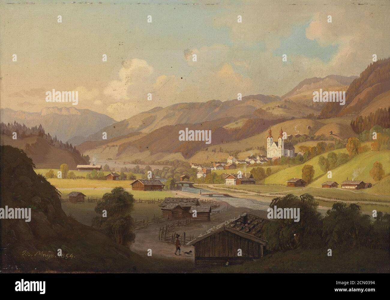 Josef Mayr Maria Rain 1854 Stock Photo - Alamy