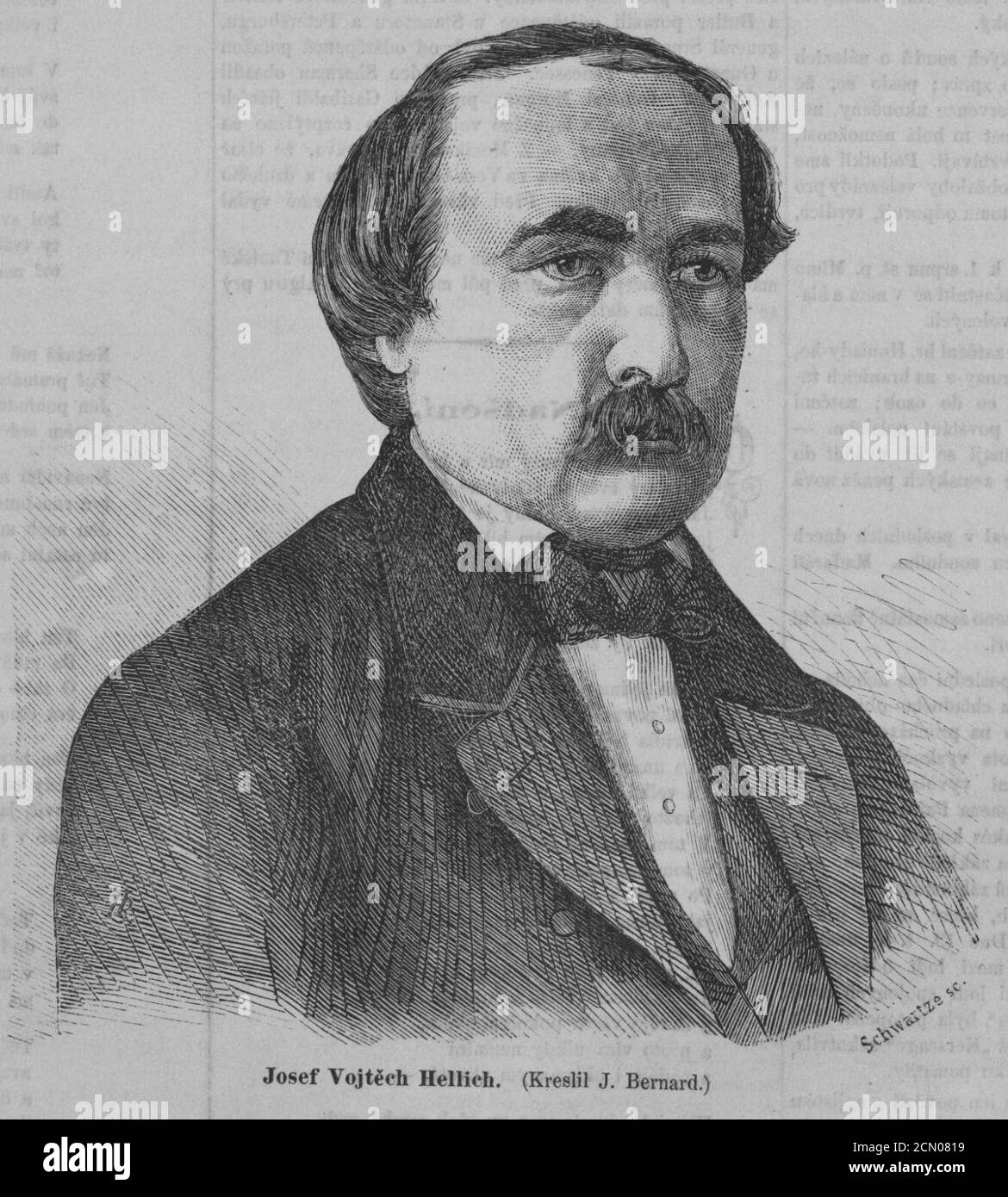 Josef Vojtech Hellich 1864 Bernard Stock Photo - Alamy