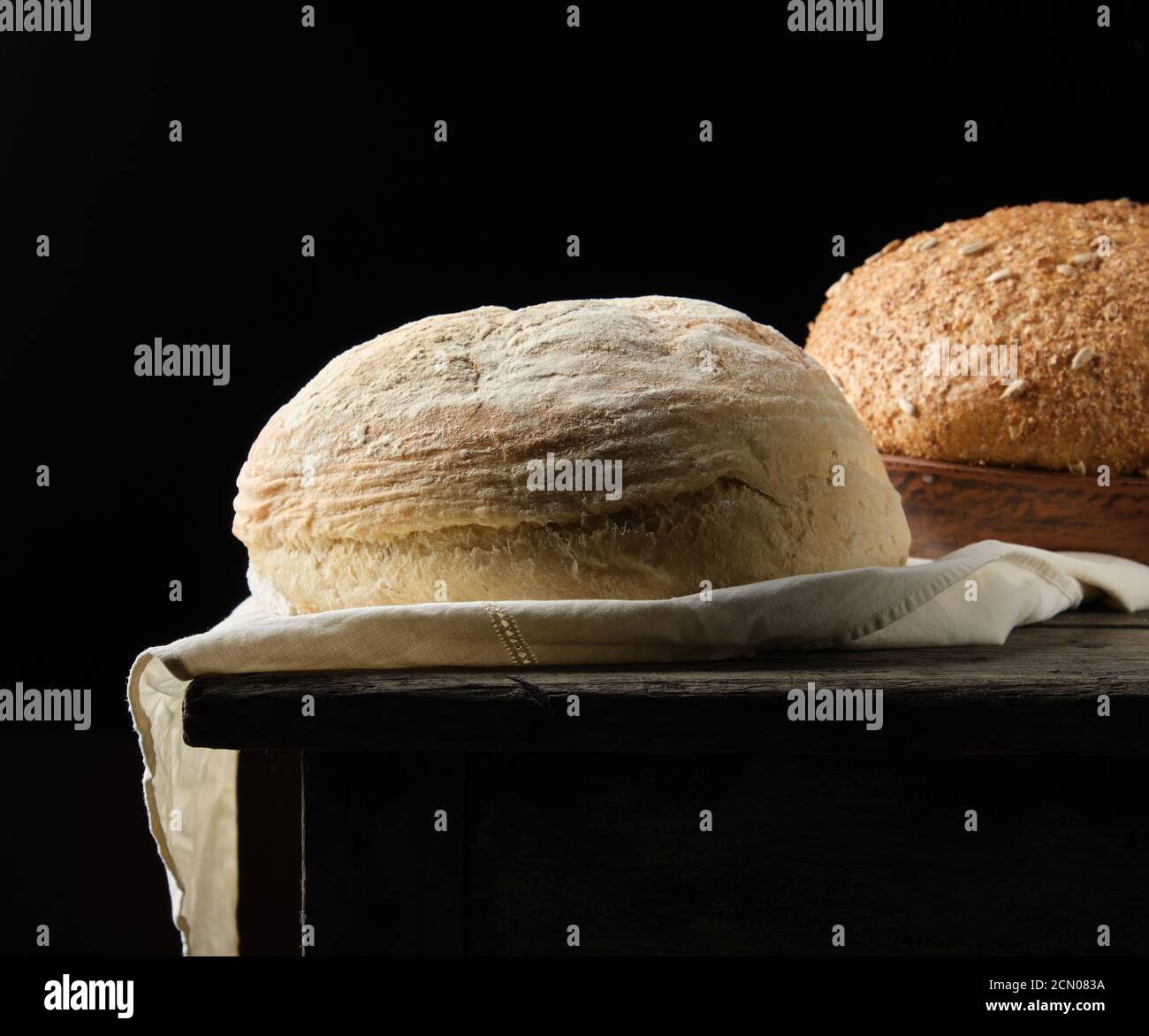 Two loaves rye bread hi-res stock photography and images - Alamy