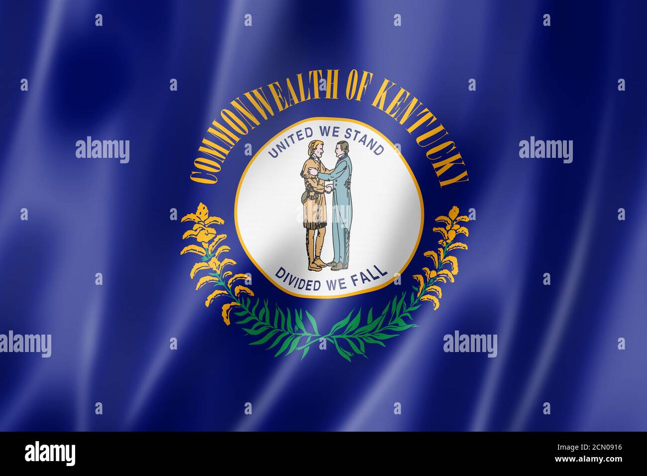Kentucky flag, USA Stock Photo - Alamy