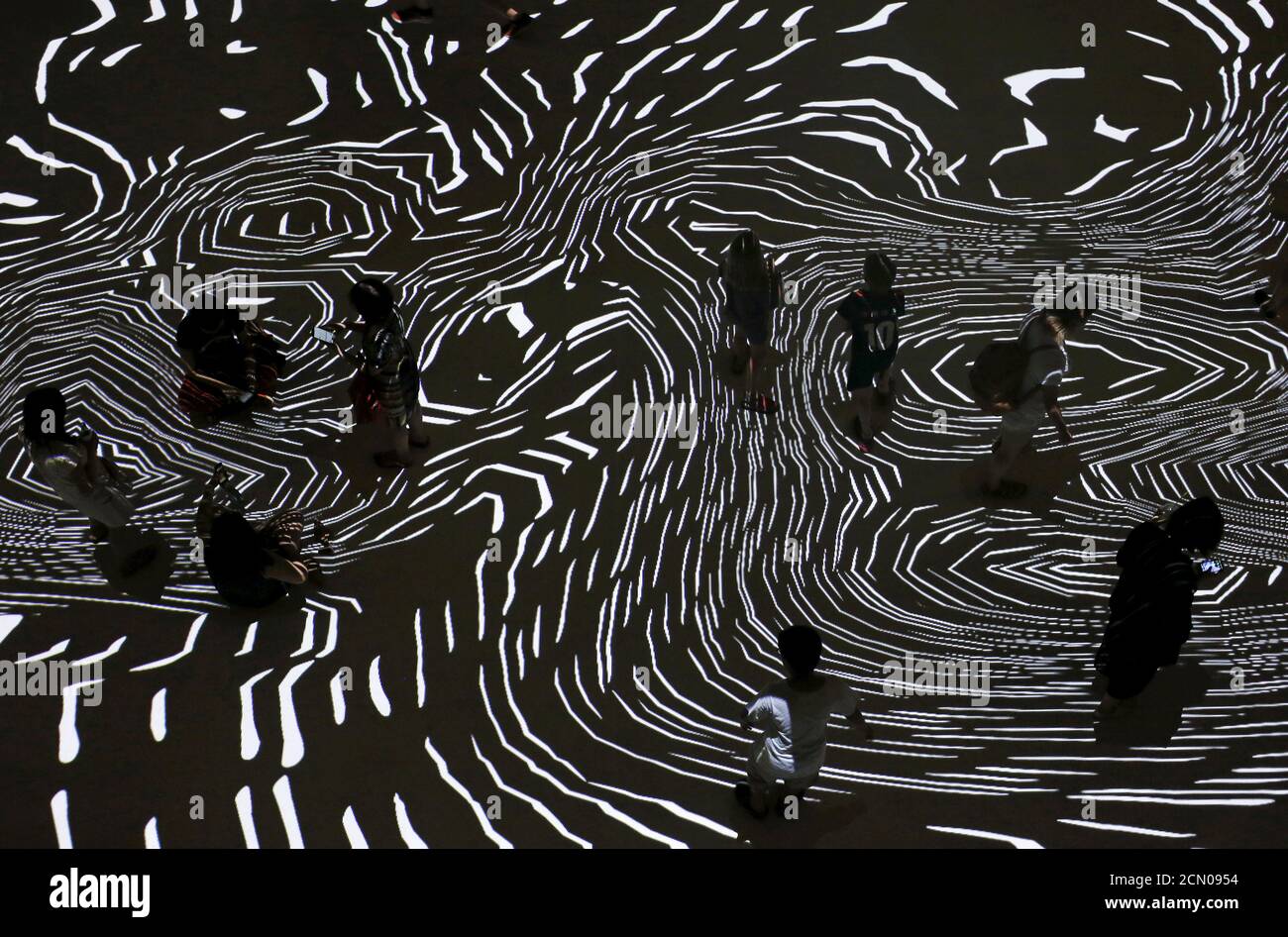 Pixel art wave hi-res stock photography and images - Alamy