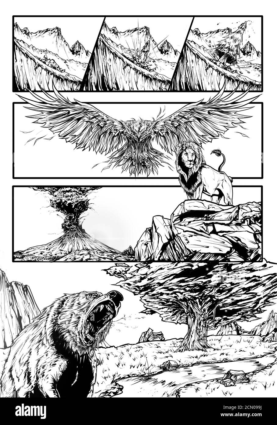 God creation animals hi-res stock photography and images - Alamy