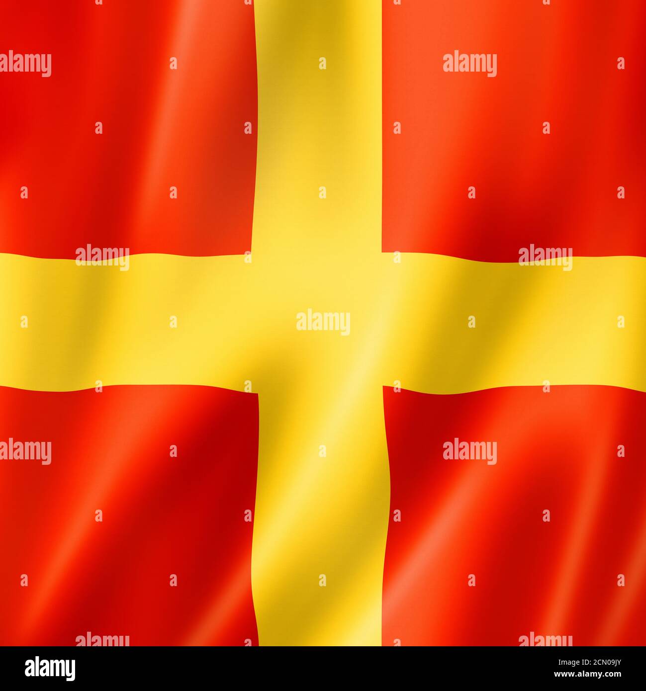 Romeo international maritime signal flag Stock Photo - Alamy