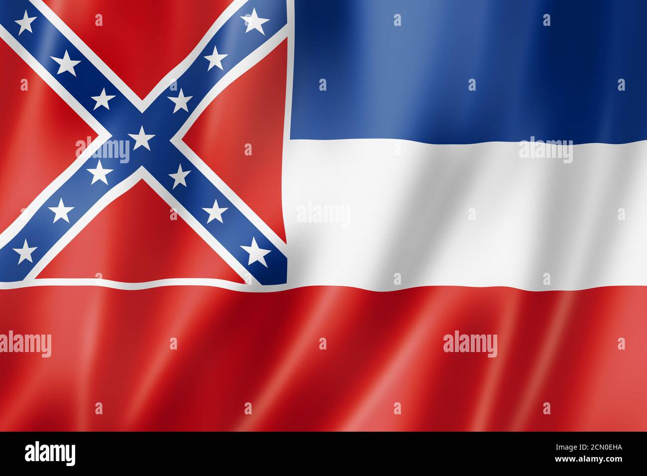 Mississippi flag, USA Stock Photo - Alamy