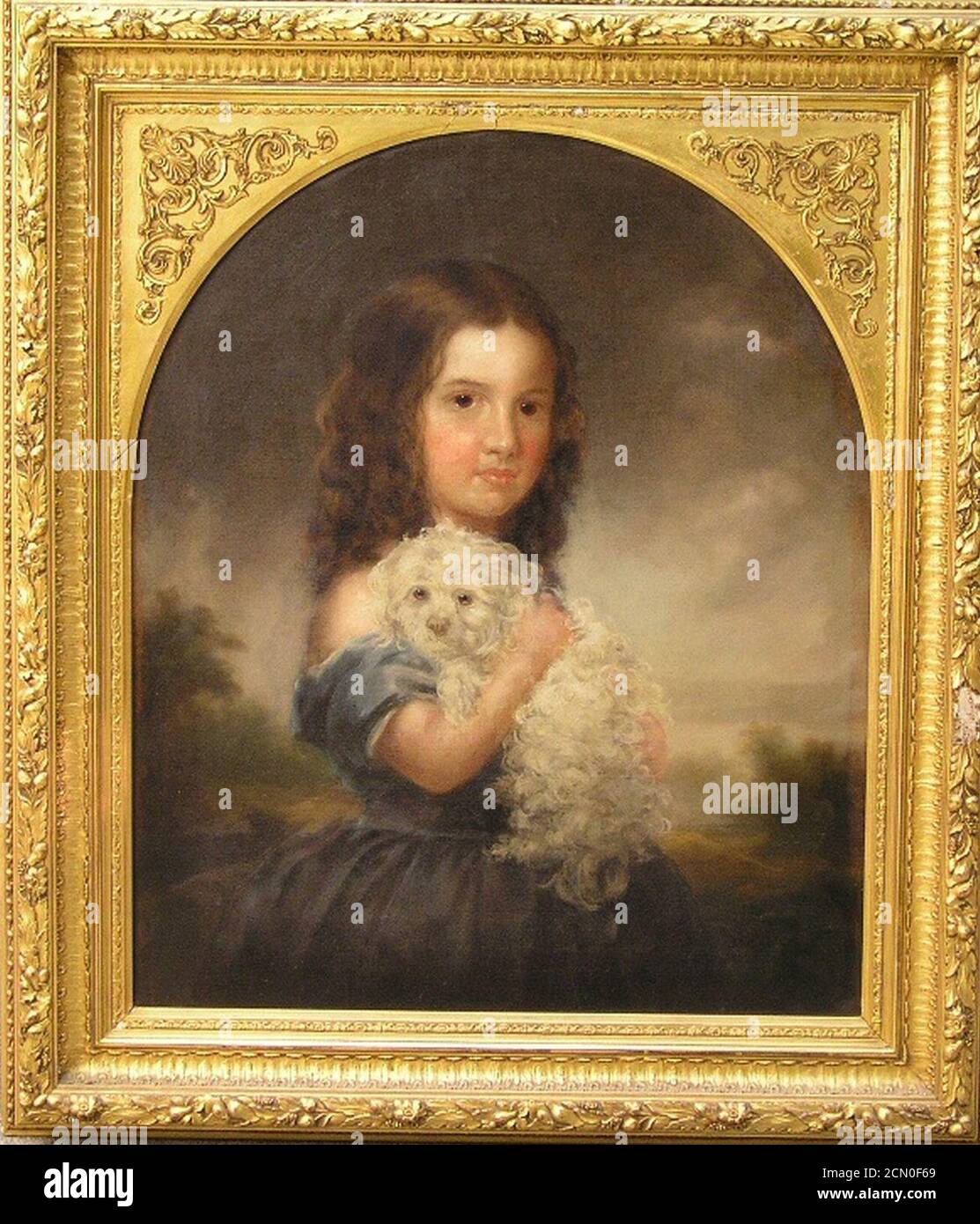 Joseph Alexander Ames - Portrait of Alice Jones Stock Photo - Alamy