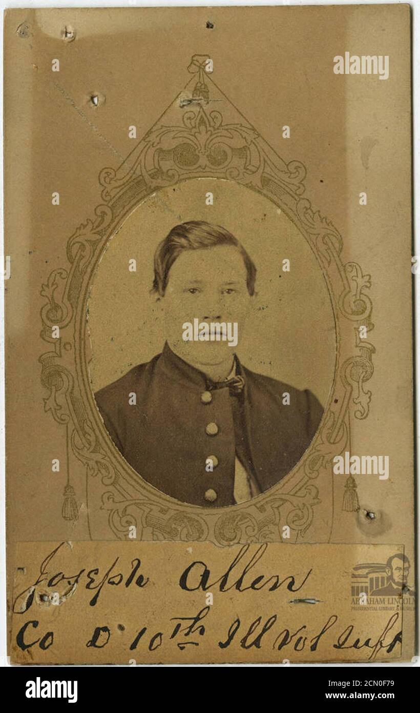 Joseph Allen (ALP BIB 2099 Stock Photo - Alamy