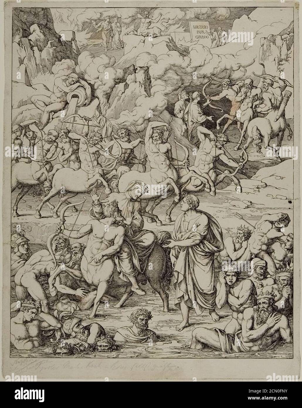 Joseph anton koch dante hi-res stock photography and images - Alamy