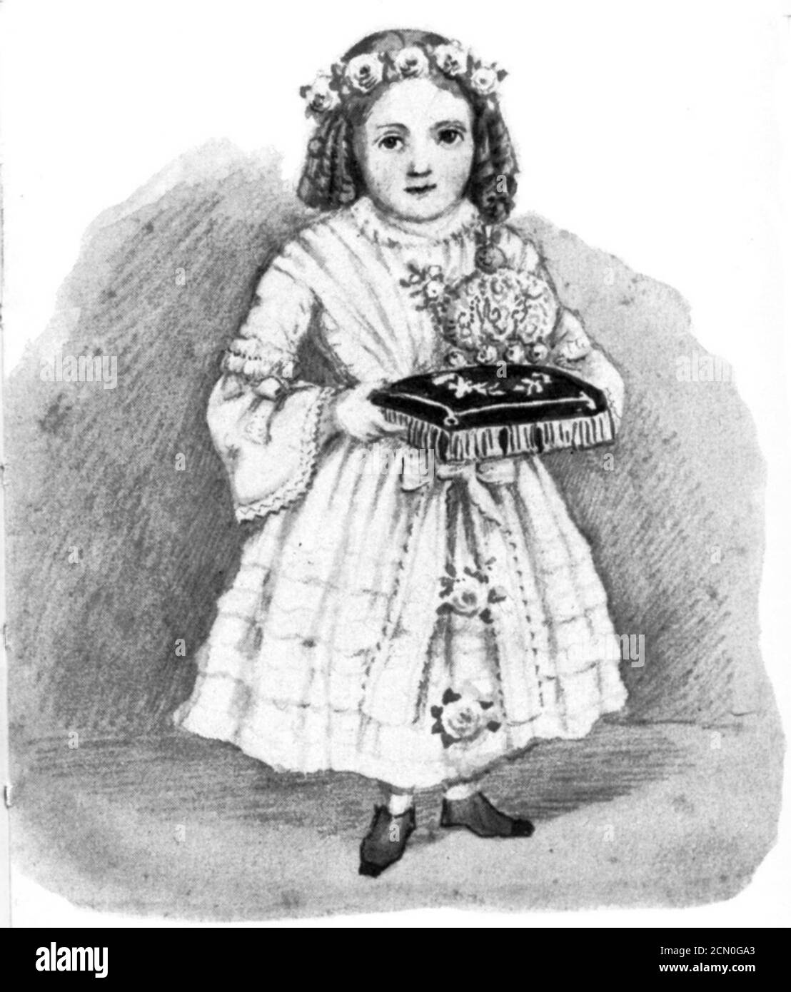 Joseph Bayer Porträtskizze Geistliche Braut Maria Fuchs Stock Photo - Alamy