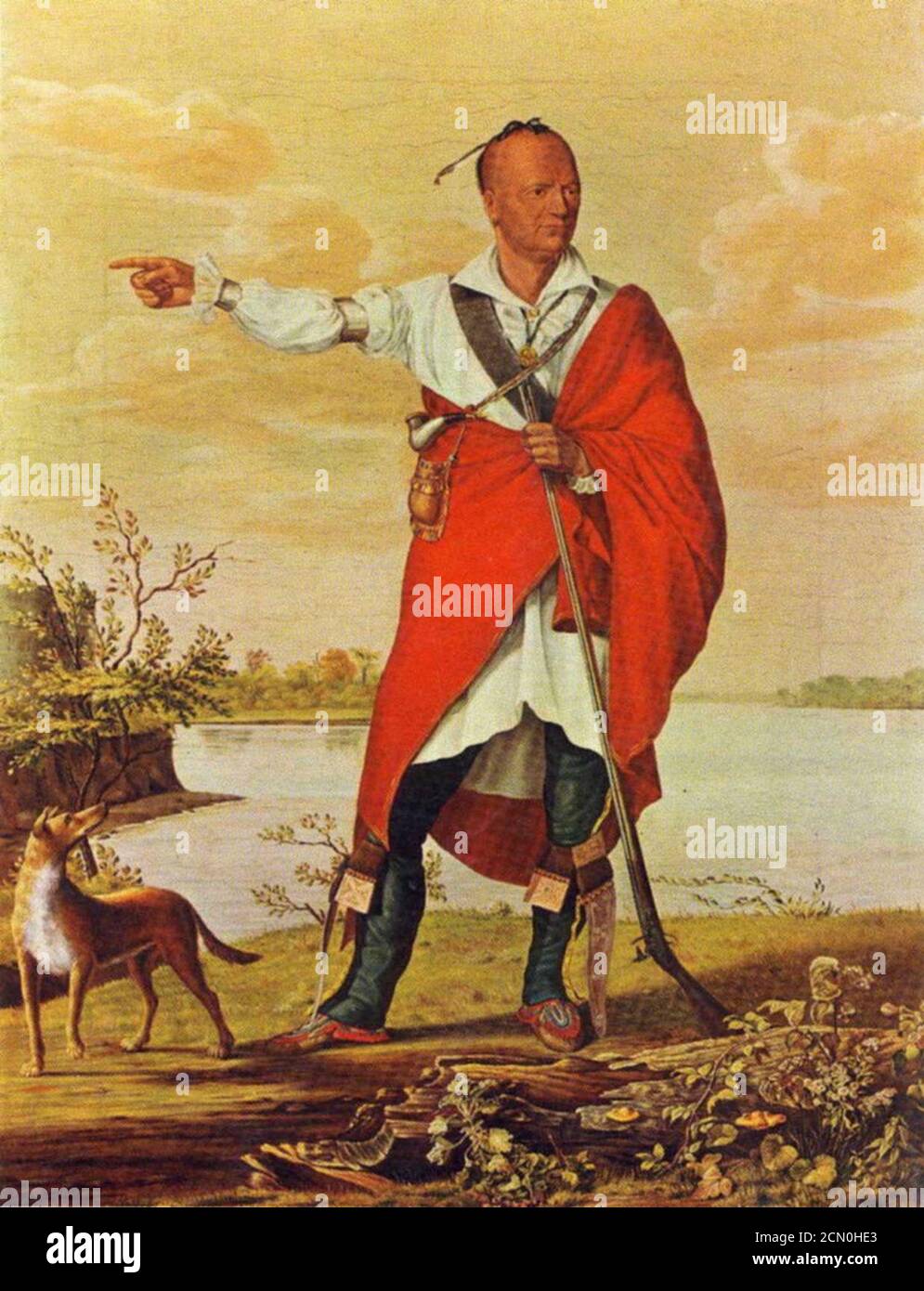 Joseph Brant by William Berczy c.1807 Stock Photo - Alamy
