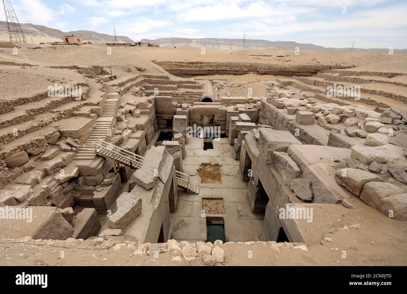 Osirion temple abydos hi-res stock photography and images - Alamy