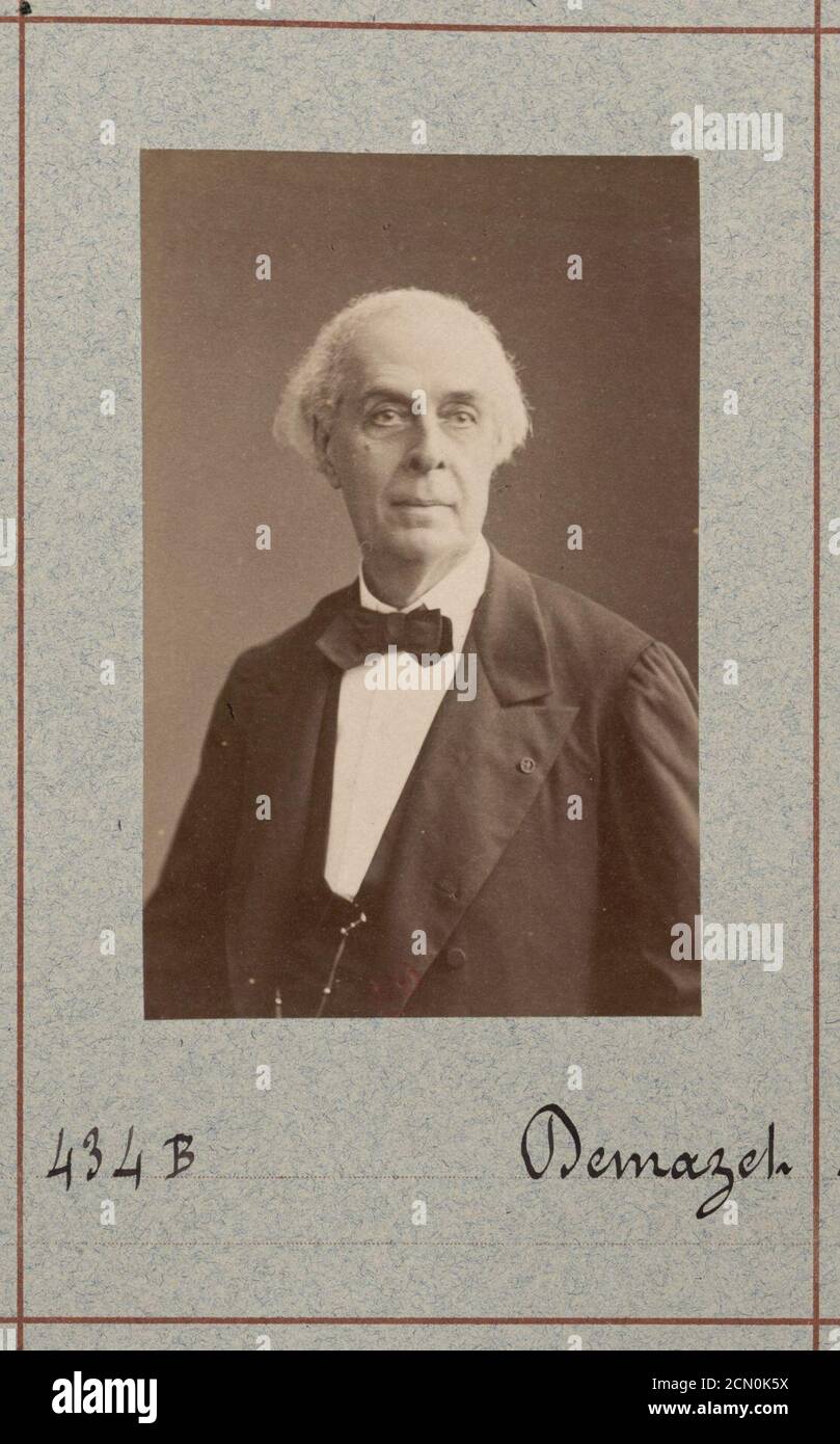 Joseph Desmazes, sénateur, Atelier Nadar Stock Photo - Alamy