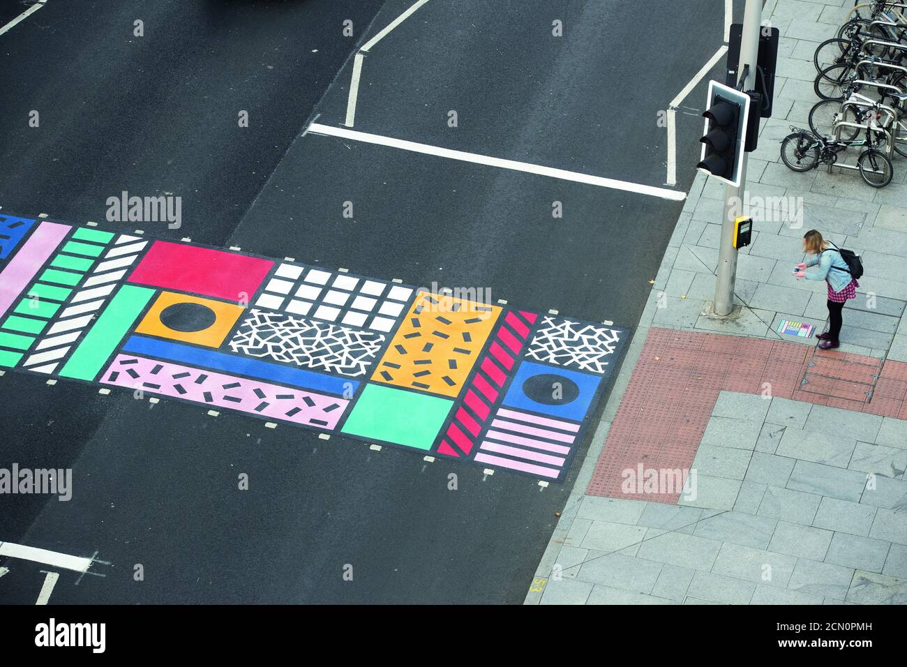 colourful crossing by Camille Walala Stock Photo - Alamy