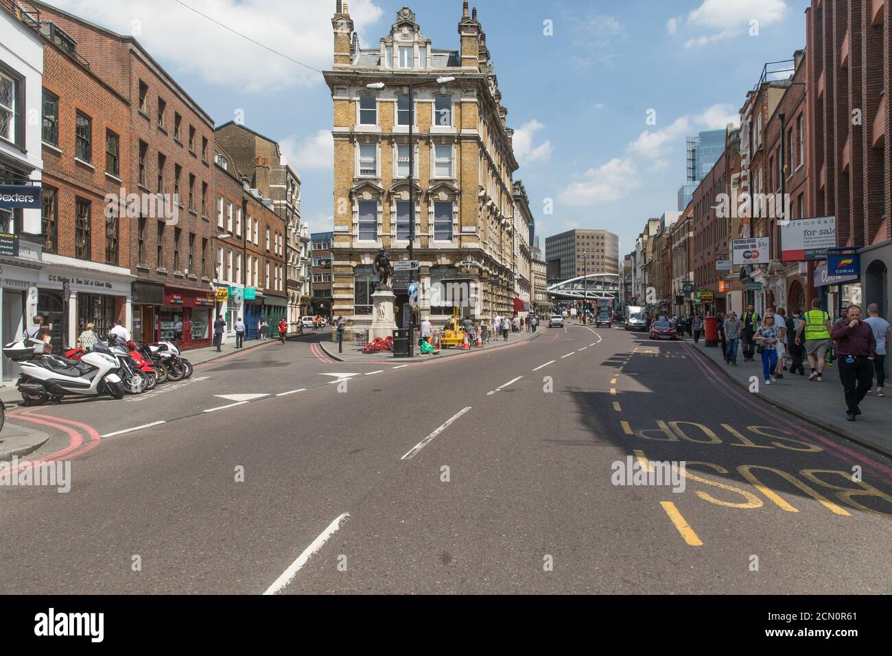 Borough high street Stock Photo - Alamy