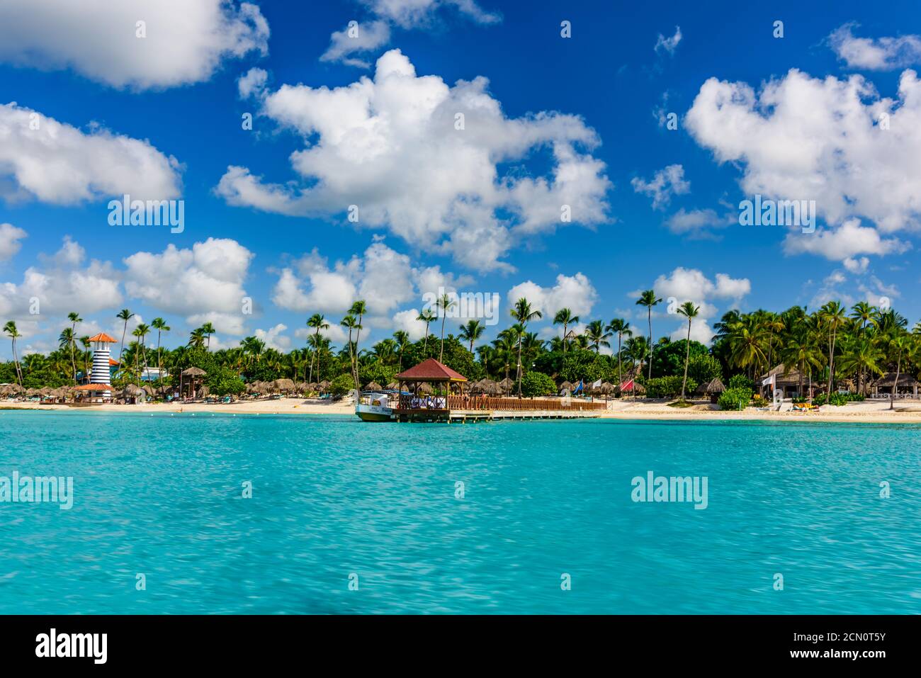 Shops on the tropical Stock Photo - Alamy