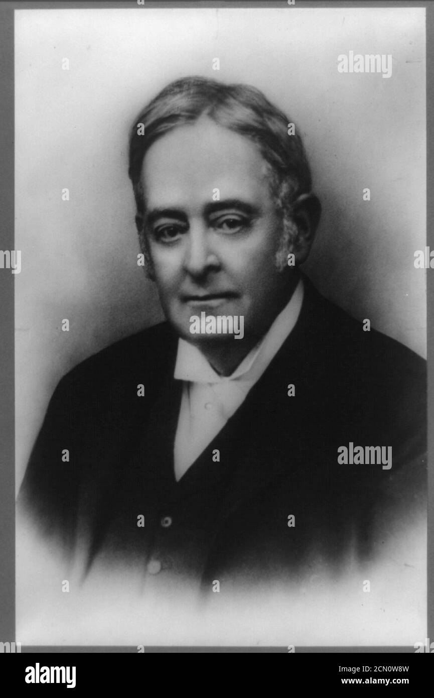 Joseph Hodges Choate, head-and-shoulders portrait, facing left Stock ...