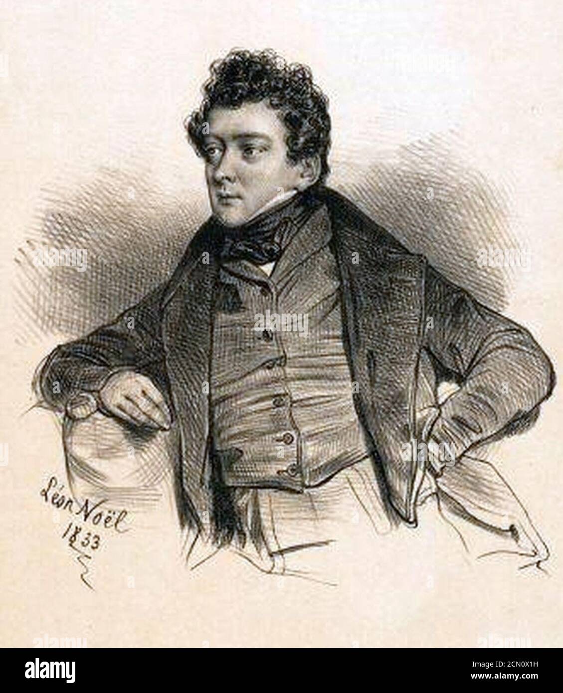 Joseph Isidore Samson by Léon Noël 1833 Stock Photo - Alamy