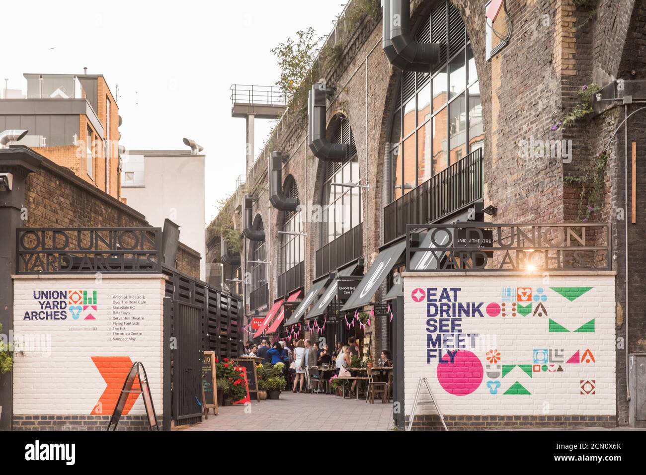 Union yard arches, bankside Stock Photo - Alamy