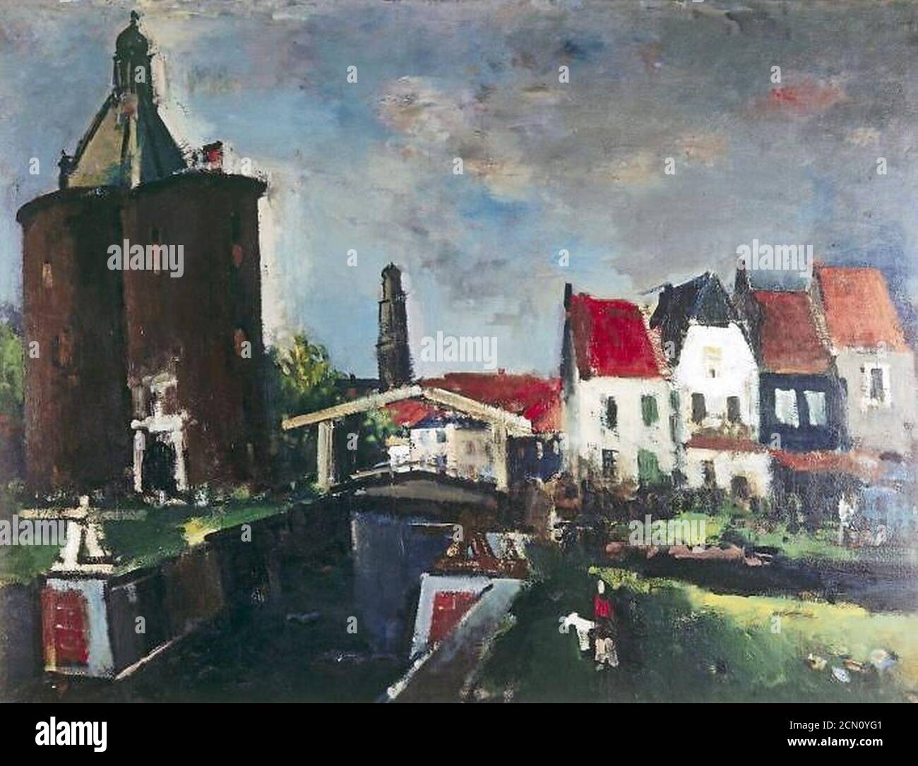 Joseph Kutter Pont à Enkhuizen 1938-39 Stock Photo - Alamy