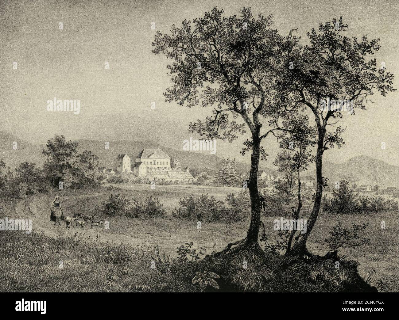 Joseph Kuwasseg - Zalog Mansion Stock Photo - Alamy