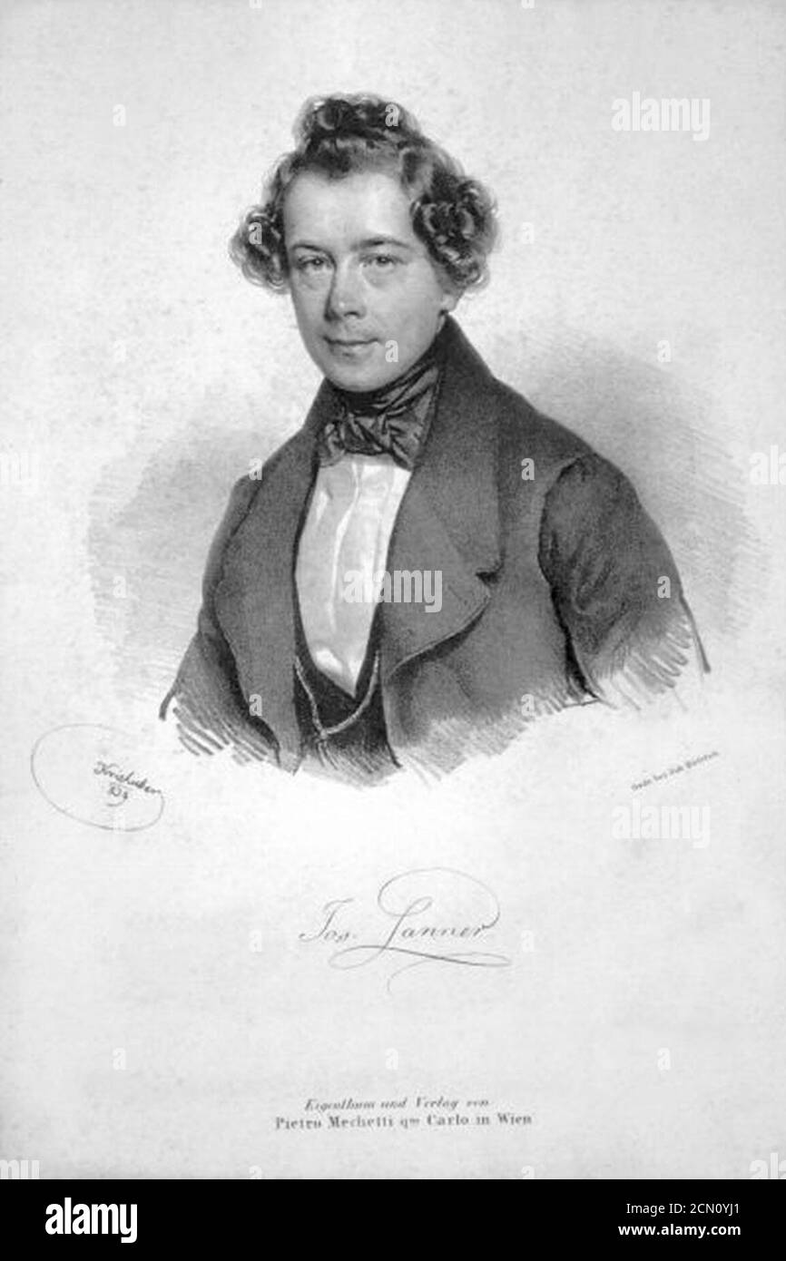 Joseph Lanner Litho 02 Stock Photo - Alamy