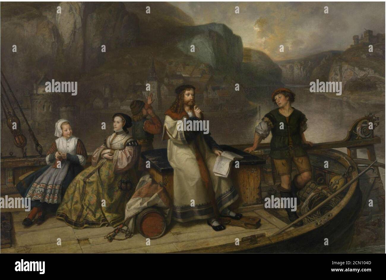 Joseph Lies - Albrecht Dürer descends the Rhine Stock Photo - Alamy