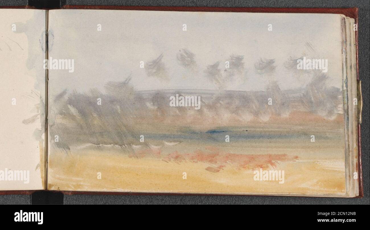 Joseph Mallord William Turner - The Channel Sketchbook Stock Photo - Alamy