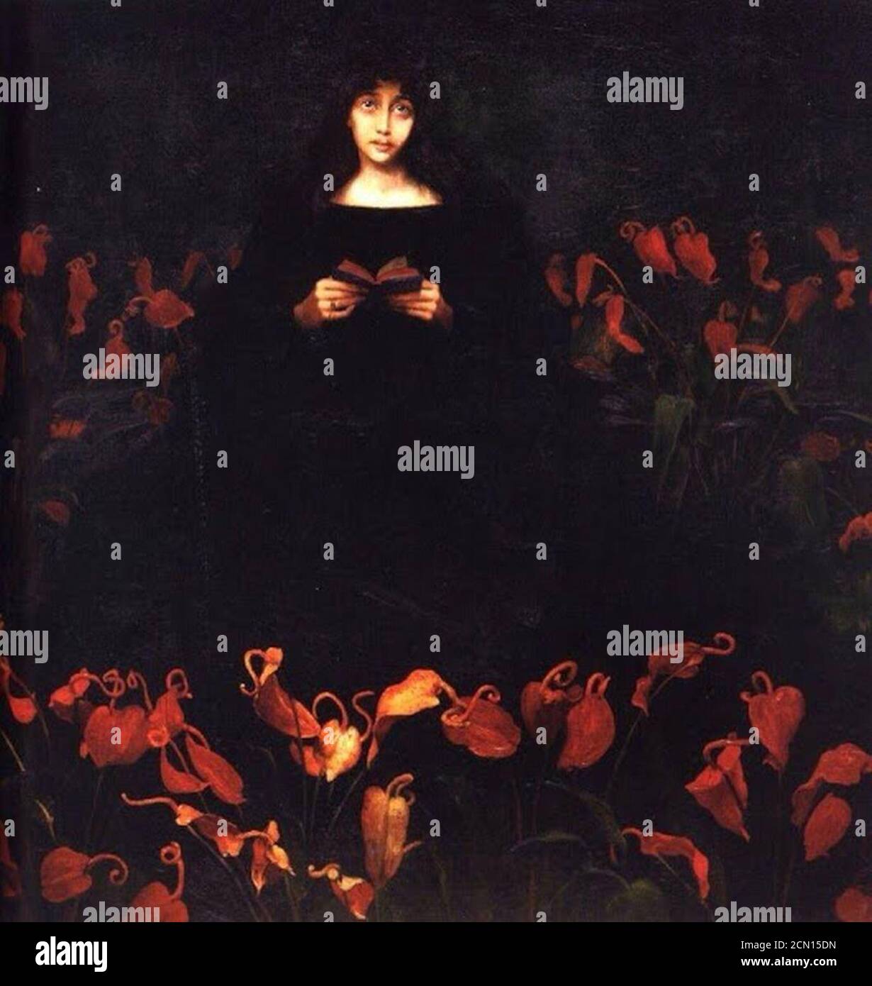 Joseph Middeleer - The demoniac Stock Photo - Alamy