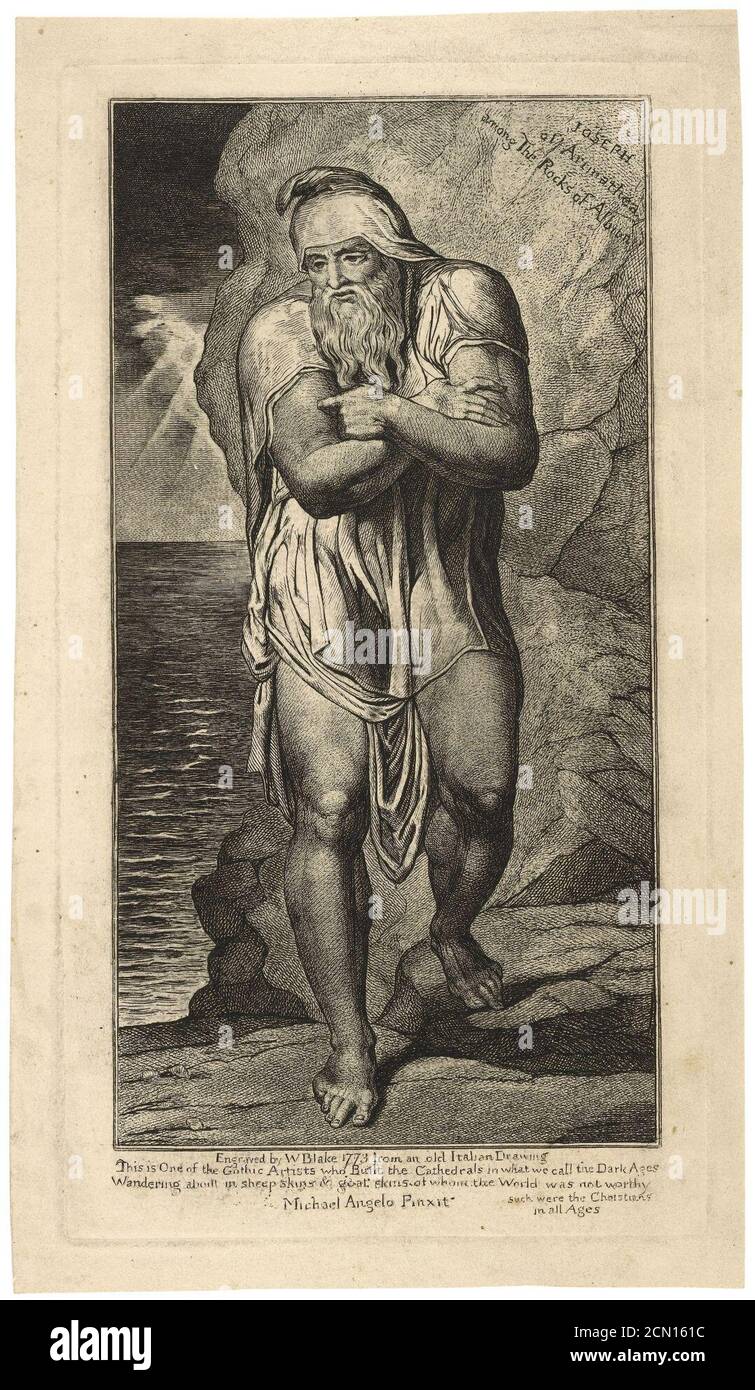 Joseph of Arimathea Among the Rocks of Albion Stock Photo - Alamy