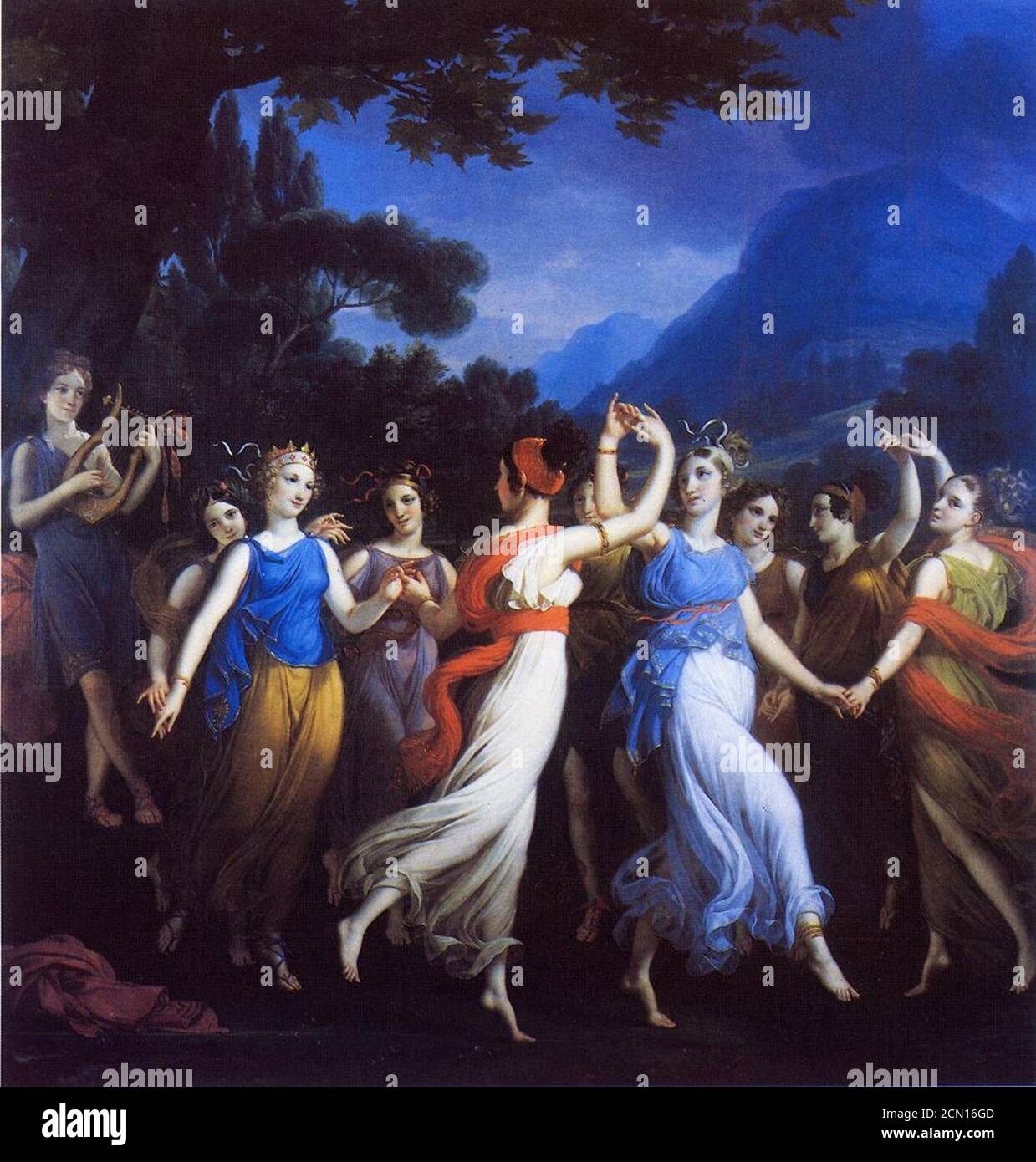 The dance of muses hi-res stock photography and images - Alamy