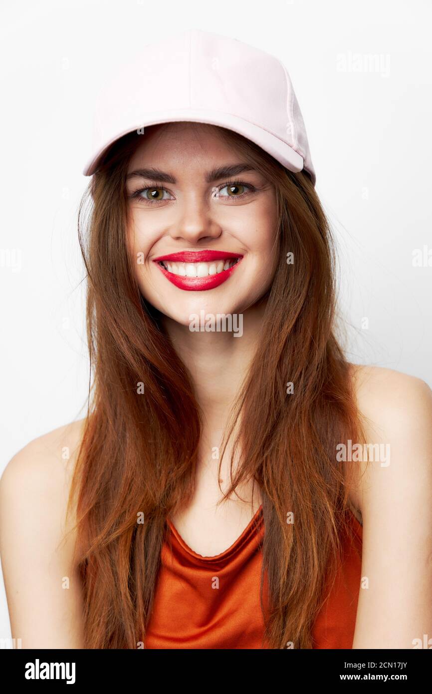 Mouth open wide woman closeup hi-res stock photography and images - Alamy