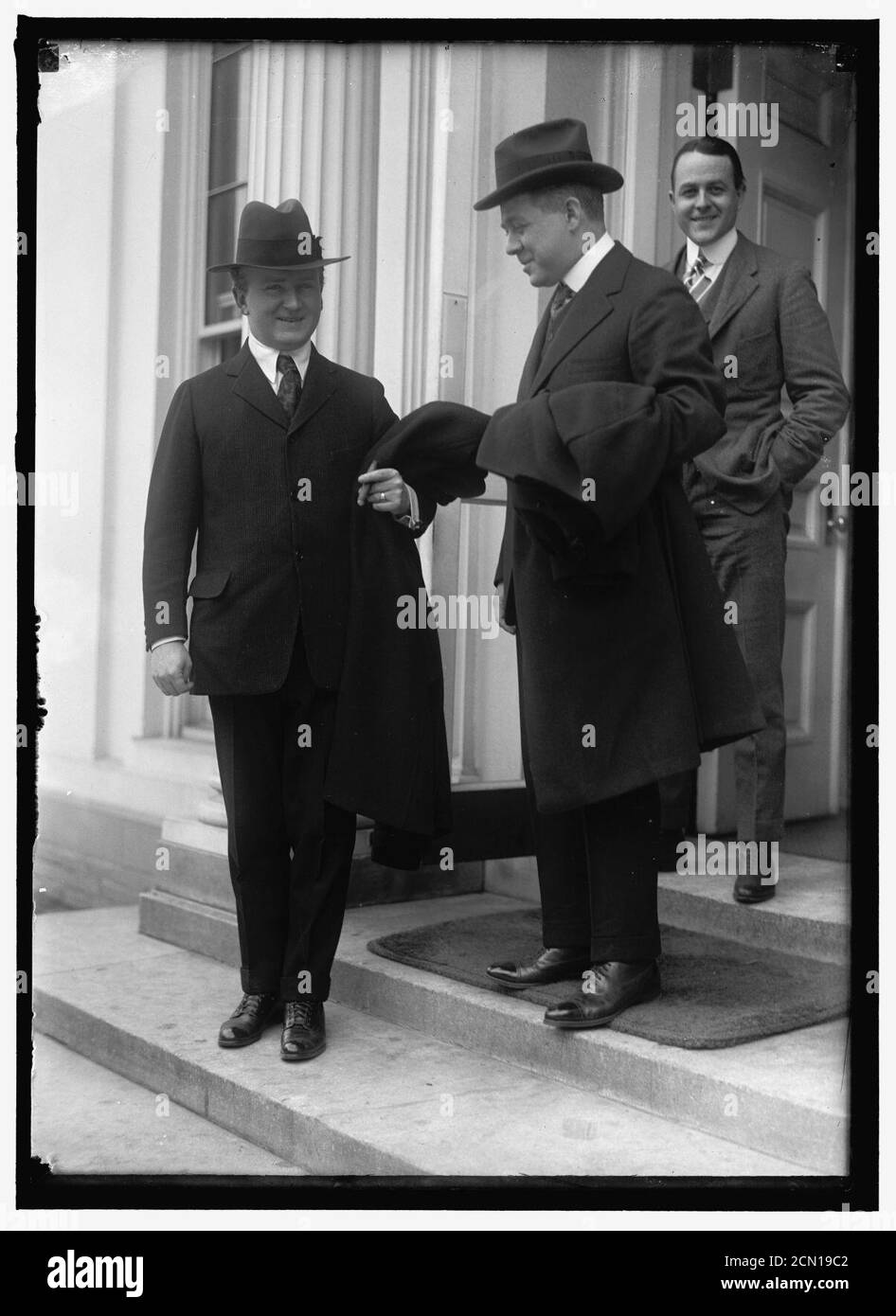Joseph Tumulty, left. White House, Washington, D.C Stock Photo - Alamy