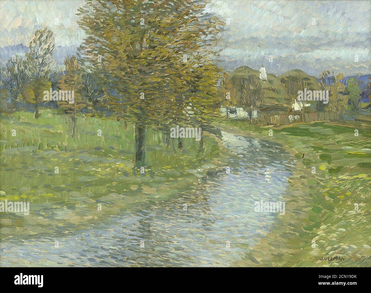 Joseph Ullmann Sommerlandschaft Stock Photo - Alamy