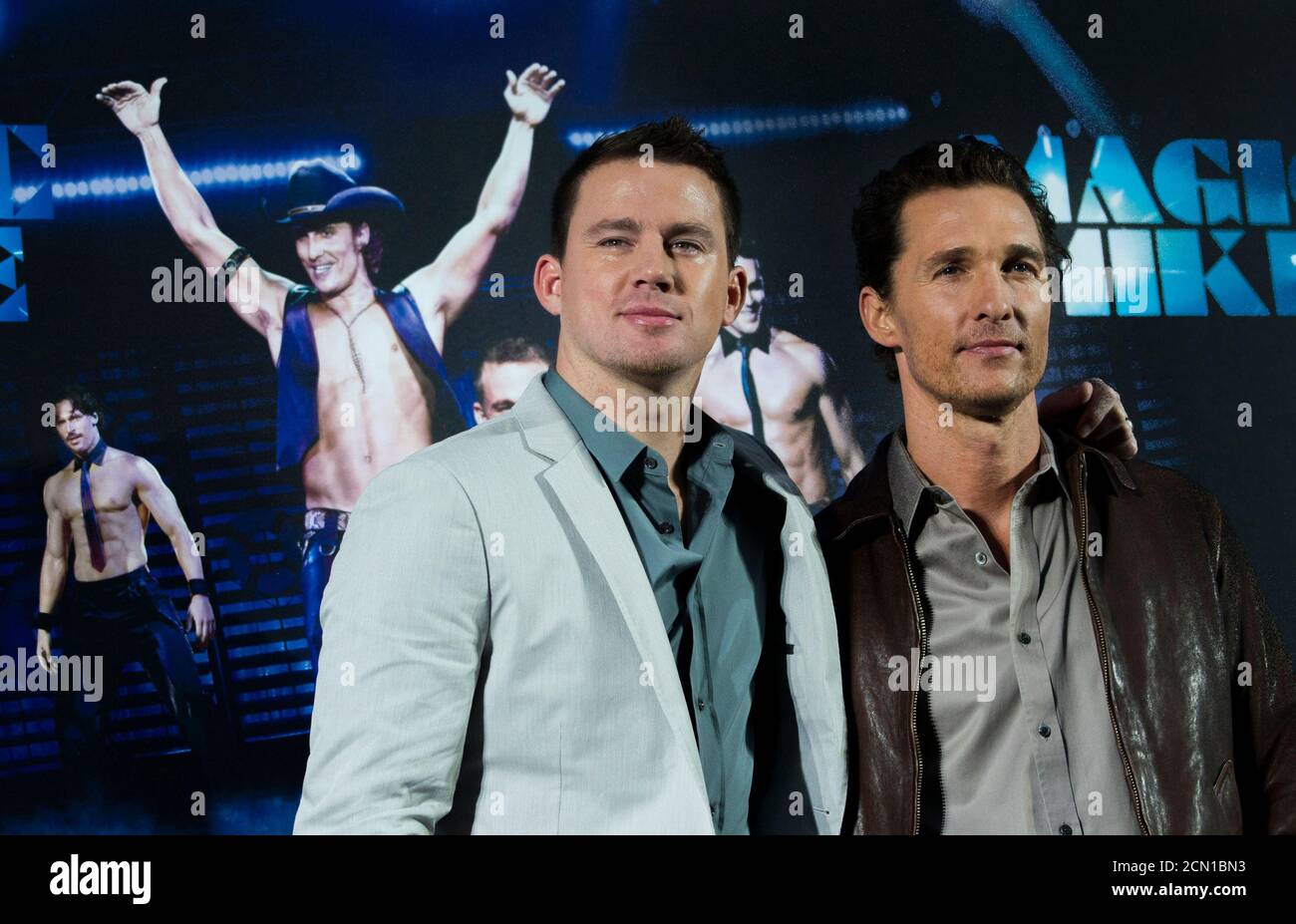 Channing tatum magic mike pose hi-res stock photography and images - Alamy