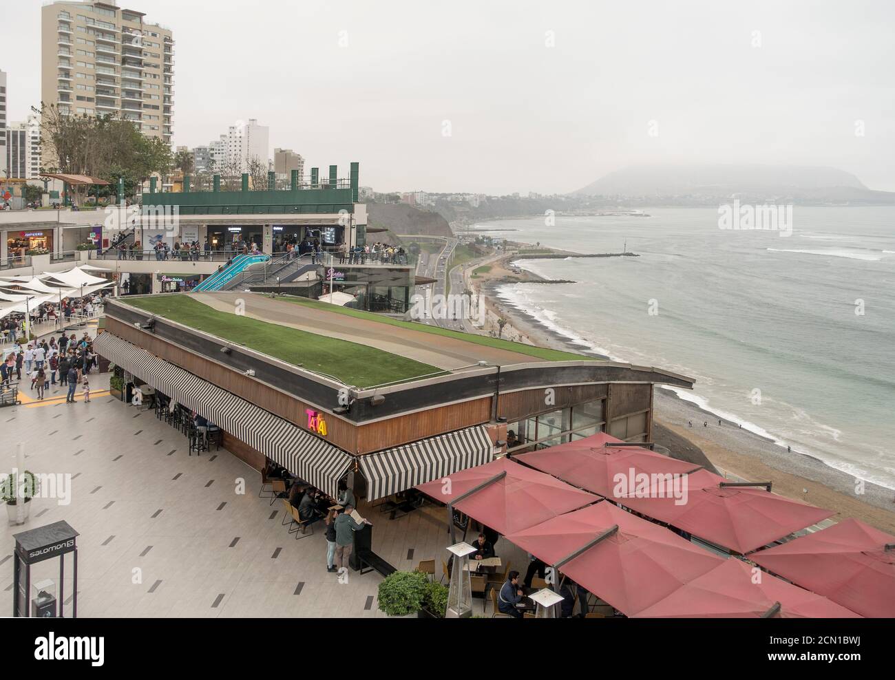 Larcomar upscale mall, Miraflores, Lima, Peru Stock Photo - Alamy