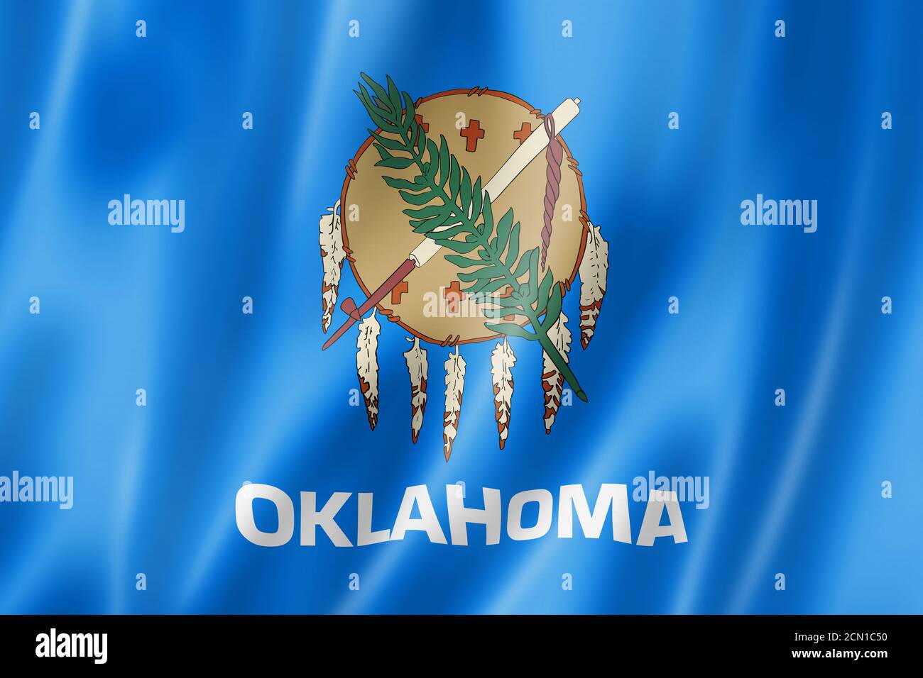 Oklahoma flag, USA Stock Photo - Alamy