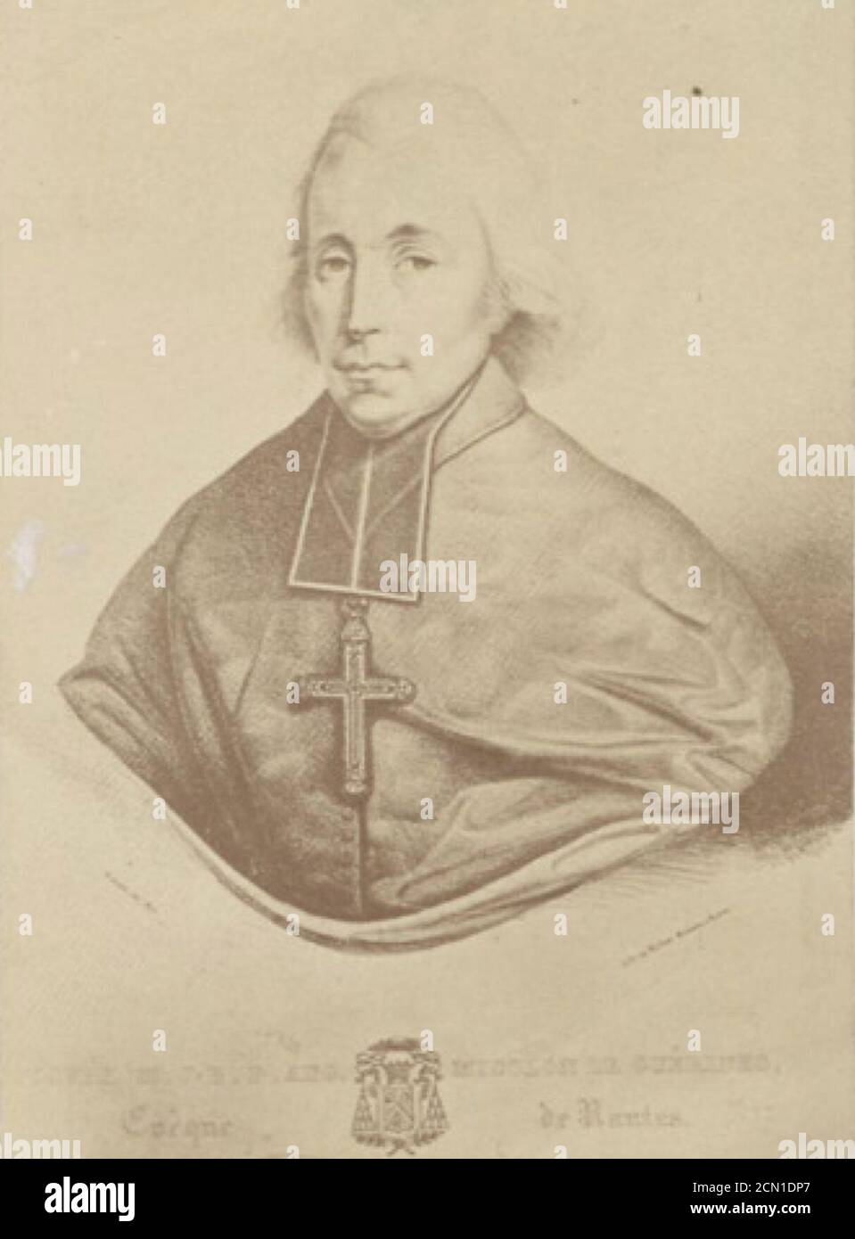 Joseph-Michel-Jean-Baptiste Micolon de Guérines (1760-1838), évêque de ...