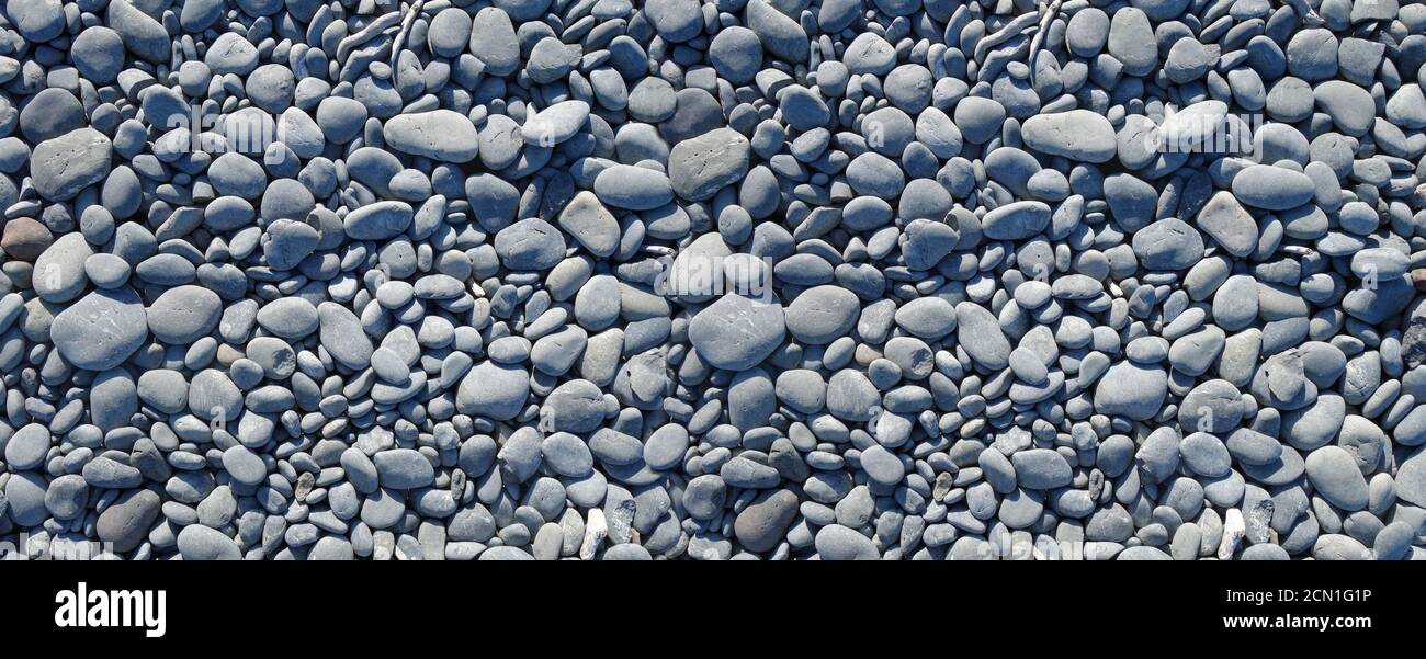 pebbles background. Banner texture Stock Photo - Alamy