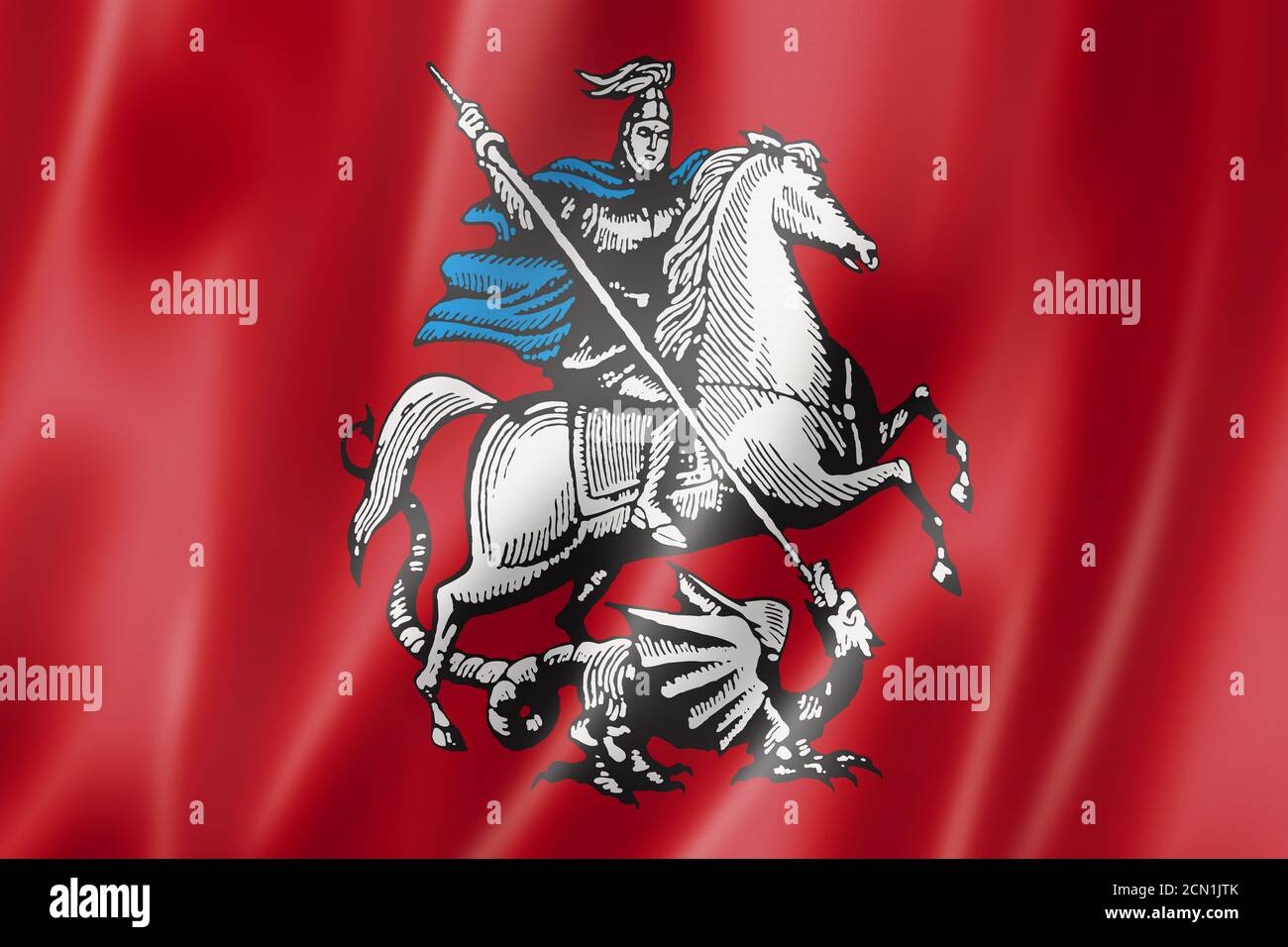 Moscow city flag hi-res stock photography and images - Alamy
