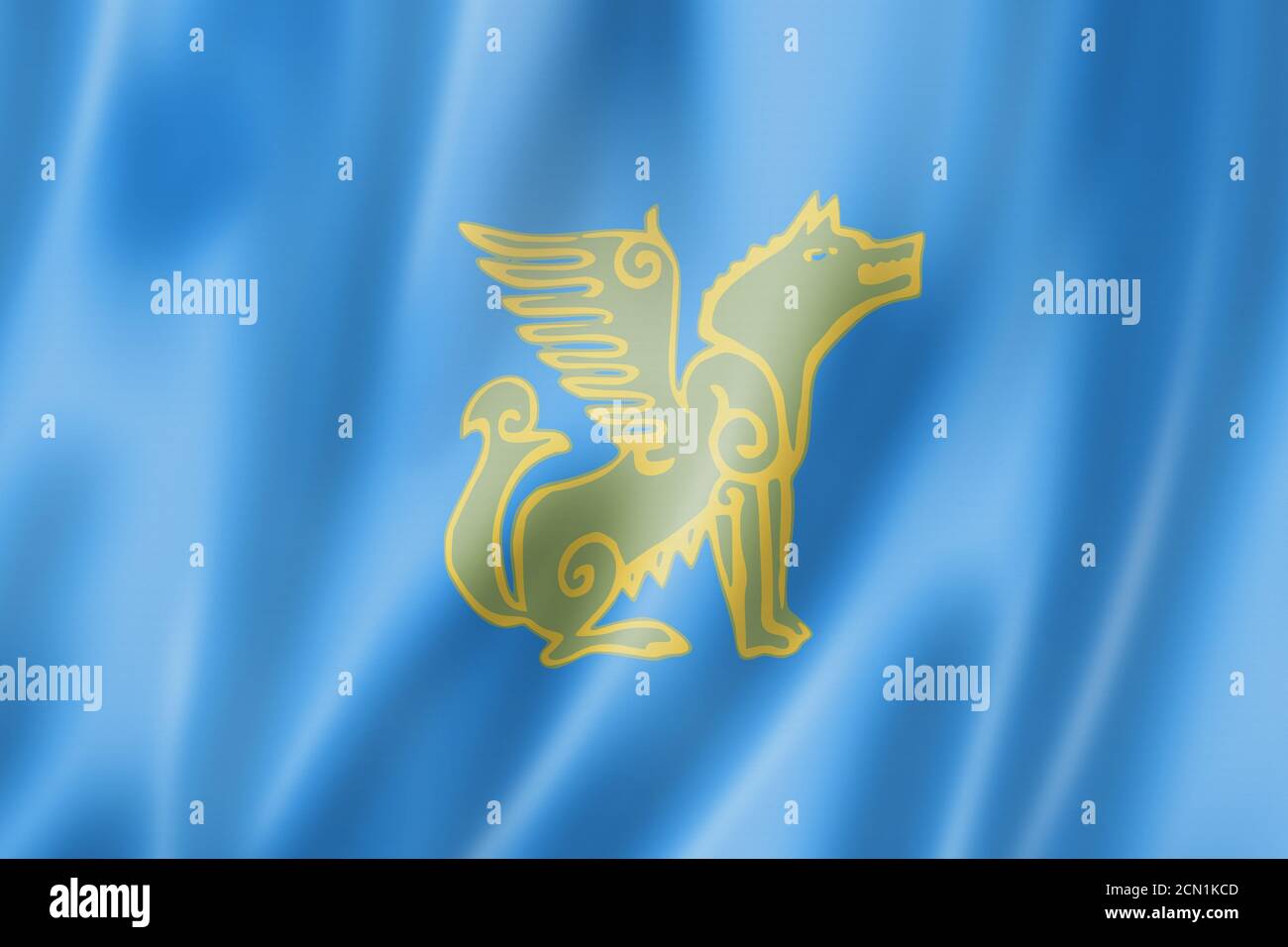 Nogay ethnic flag Stock Photo - Alamy