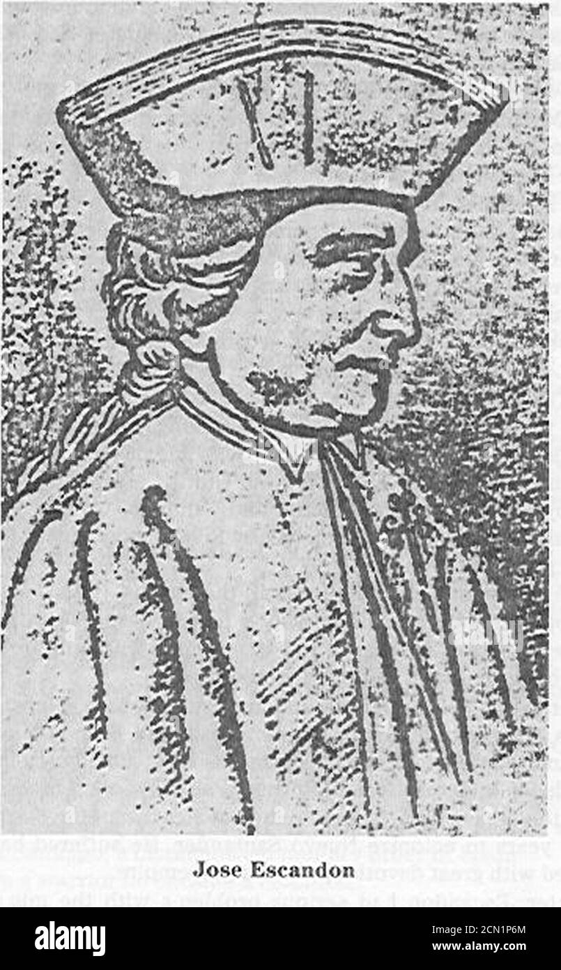 José de Escandón Stock Photo - Alamy