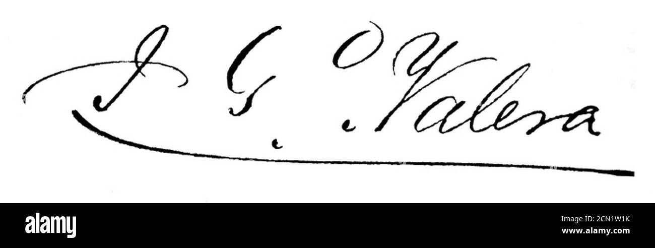 José Gregorio Valera signature Stock Photo - Alamy