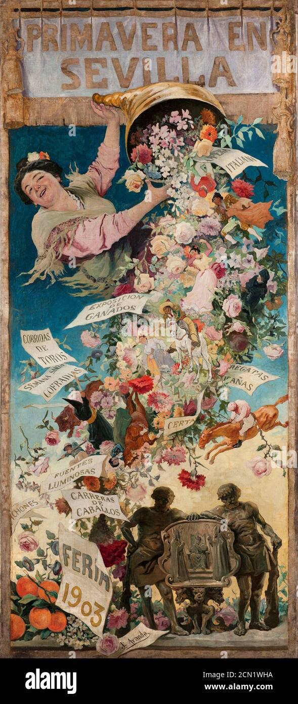 José Jiménez Aranda - Spring in Seville Stock Photo - Alamy